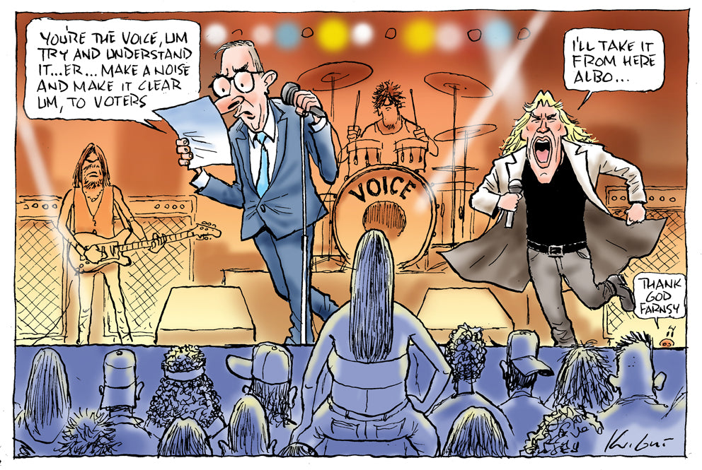The VOICE | Australian Political Cartoon – Knight Cartoons