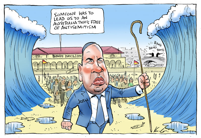 Josh Frydenberg's Bondi speech | Australian Political Cartoon – Knight ...