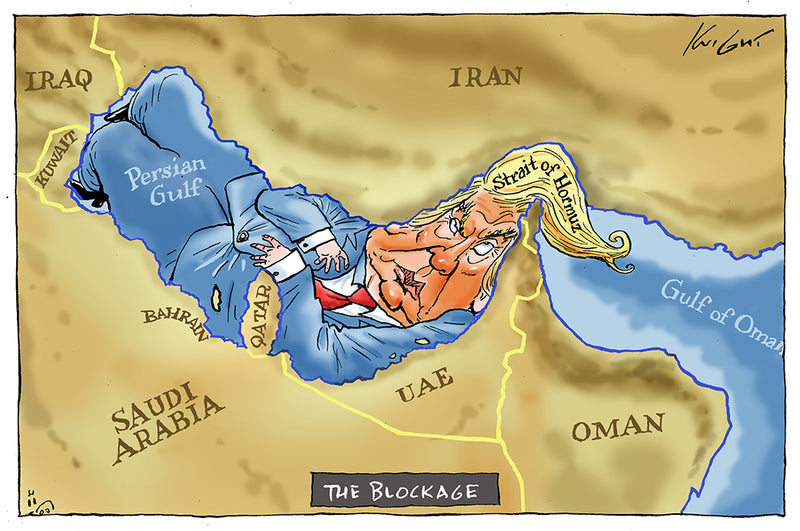 The Blockage | Originals – Knight Cartoons