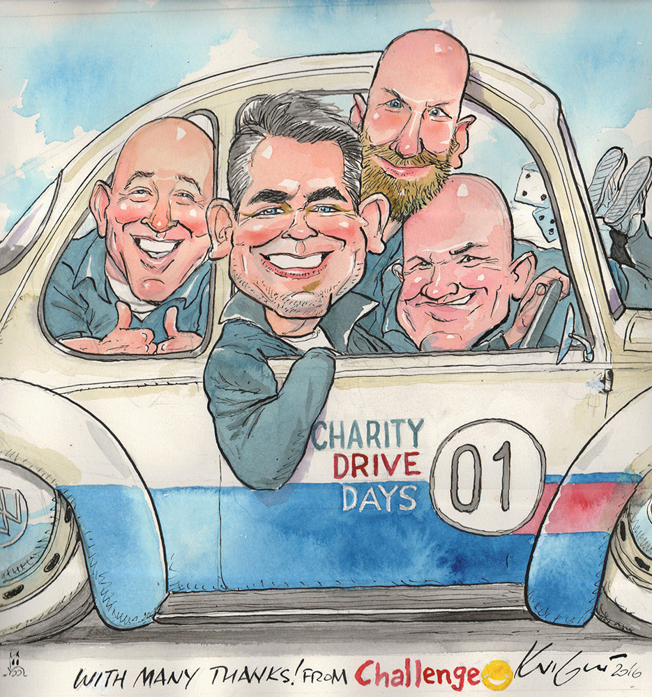 Charity Drive Days | Caricatures – Knight Cartoons