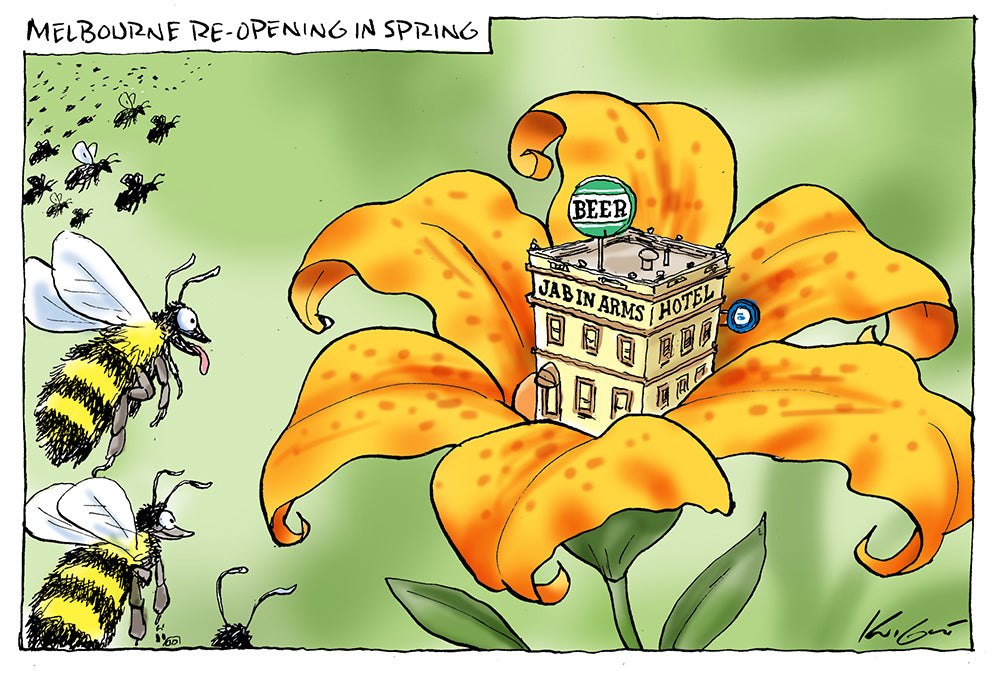 Melbourne Opening up in Spring | Australian Political Cartoon – Knight ...