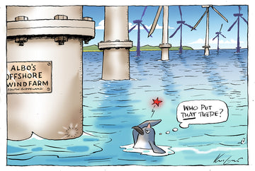 Offshore Windfarm | Australian Political Cartoon – Knight Cartoons